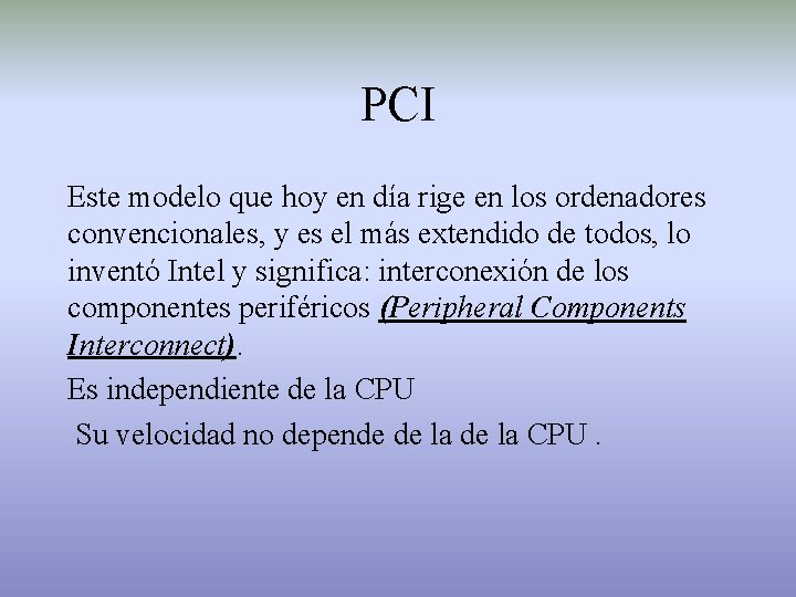 EL BUS Instalacin y reemplazo de componentes internos
