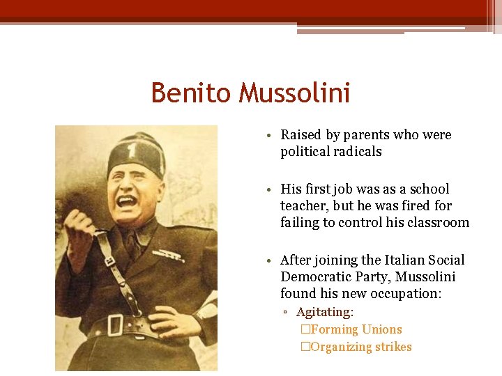 The Rise of Fascism Hirohito Mussolini Hitler SSWH