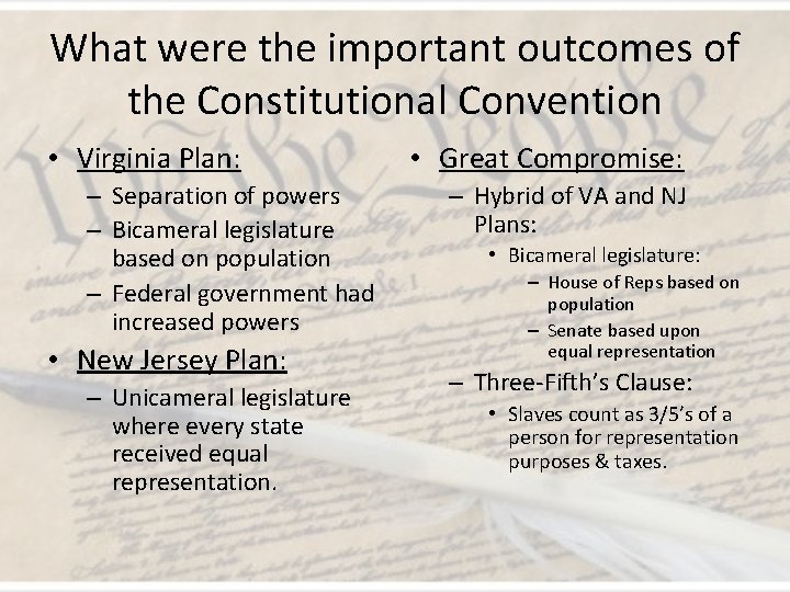 Constitution 101 An Introduction Overview to the US
