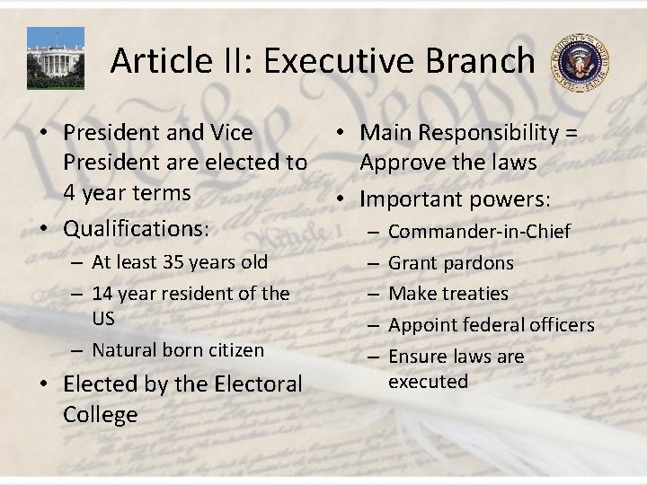 Constitution 101 An Introduction Overview to the US