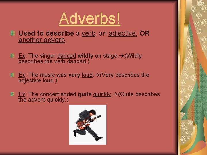 Adjectives Adverbs 6 th Grade Language Arts What