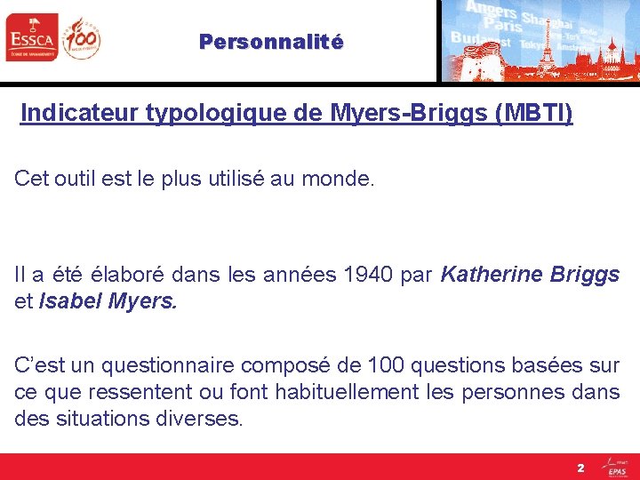 Traits et Types Comment dcrire la personnalit Traits