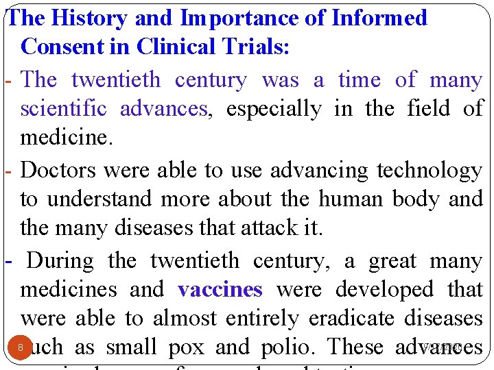 2 9172020 Outline Definition Criteria Reasons for Informed