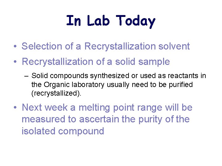 Organic Chemistry Lab 315 Spring 2017 Dr Pants