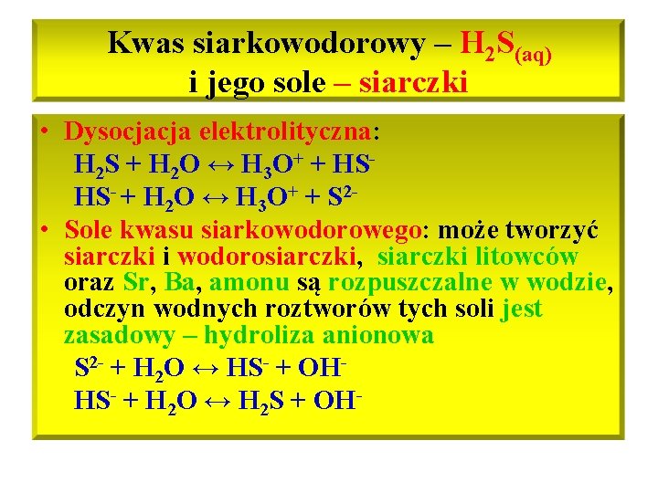 Siarka Wystpowanie i odmiany alotropowe Waciwoci fizyczne Waciwoci