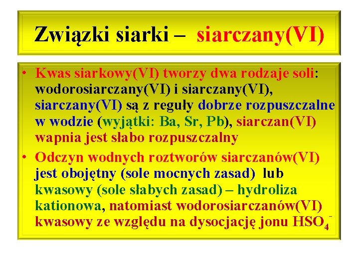 Siarka Wystpowanie i odmiany alotropowe Waciwoci fizyczne Waciwoci