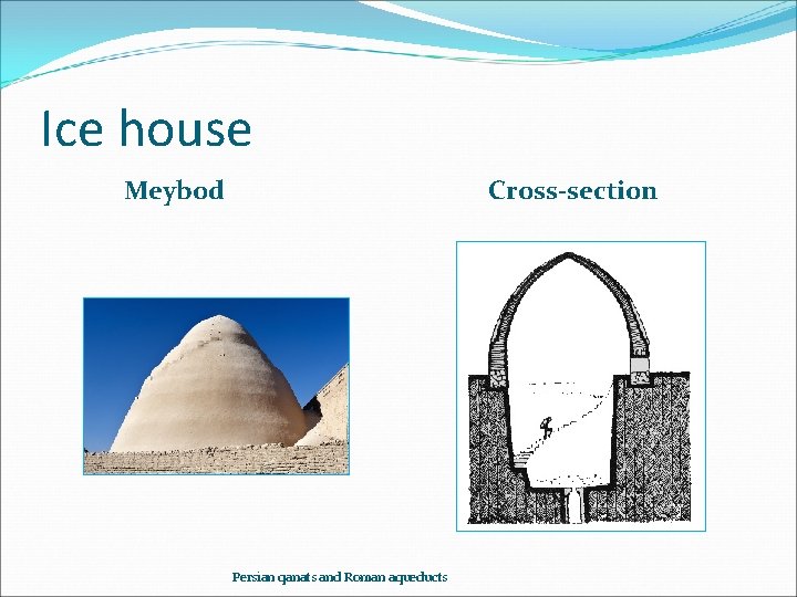 Persian qanats and Roman aqueducts A short explanation