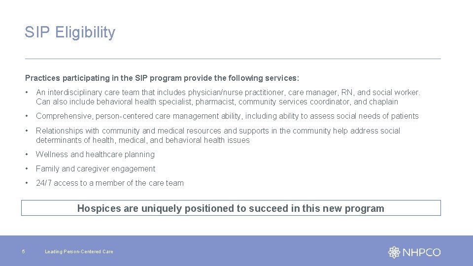 Current and Emerging CMS Payment Models Intersection between