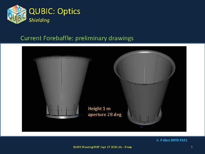 QUBIC Optics Baffling Combiner tests Marco De Petris