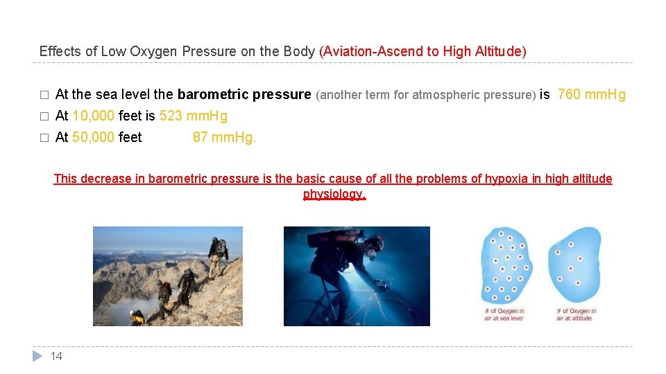 Effects of Low and High Gas Pressure on