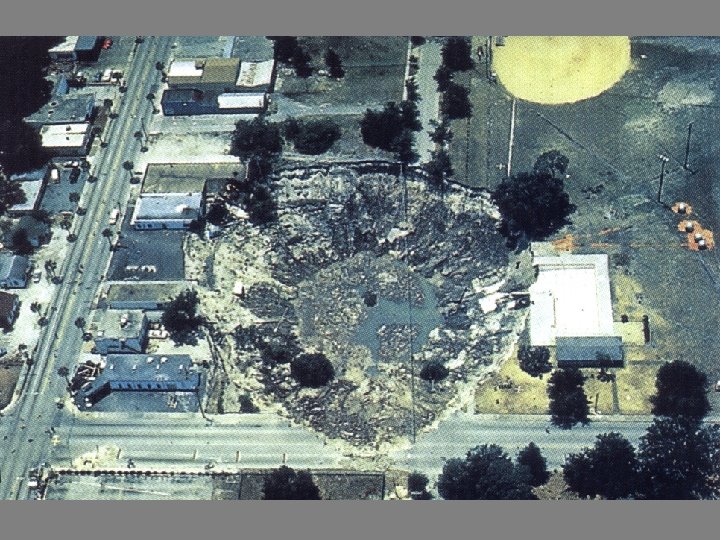 Weathering The breakdown of rocks into small particles