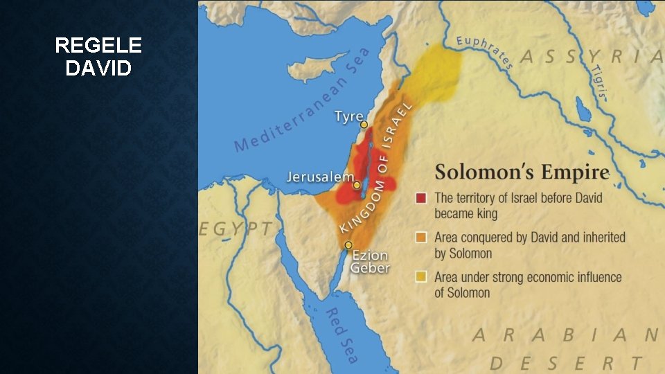 DE LA REGELE DAVID LA MPRATUL HRISTOS Clasa