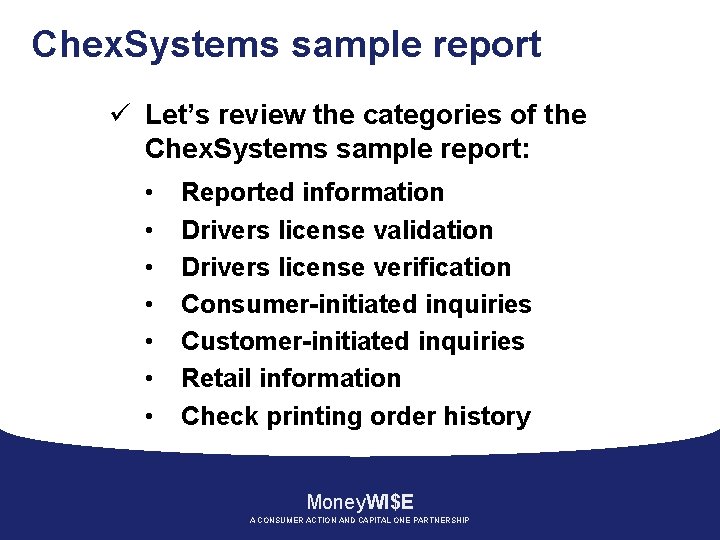 Welcome to Banking BASICS a YOU can bank