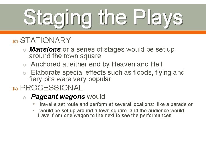 Mystery Miracle and Morality Plays Medieval England 600