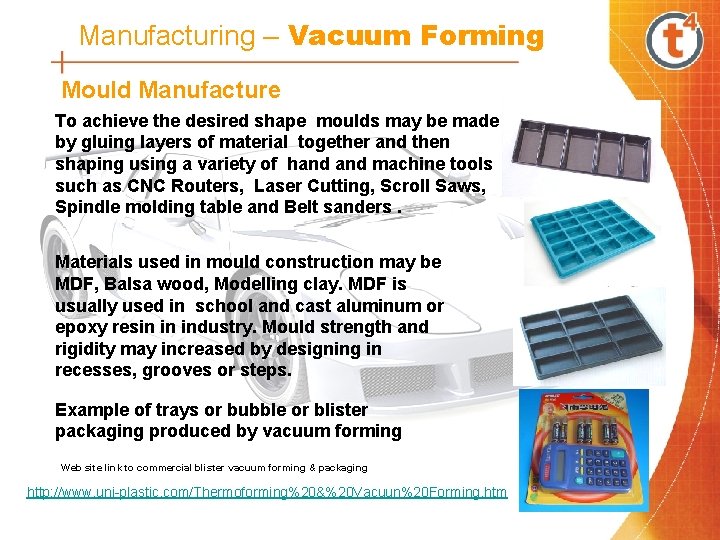 Design and Manufacturing Vacuum Forming Manufacturing Vacuum Forming