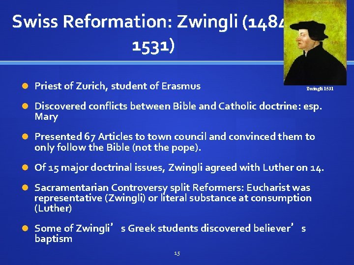 Reformation Missions 1500 to 1800 Part 1 For