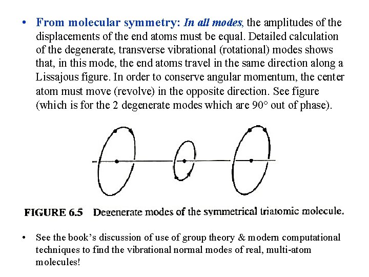 Sect 6 3 Free Vibration Frequencies Normal Coordinates
