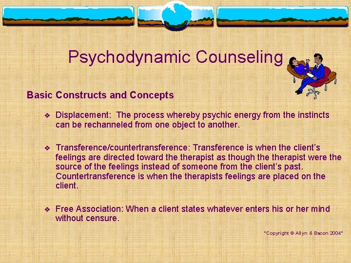 Theories of Counseling Psychodynamic Counseling Power Point produced