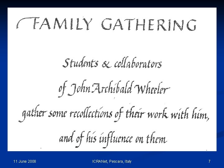 John A Wheeler and Spacetime Charles W Misner