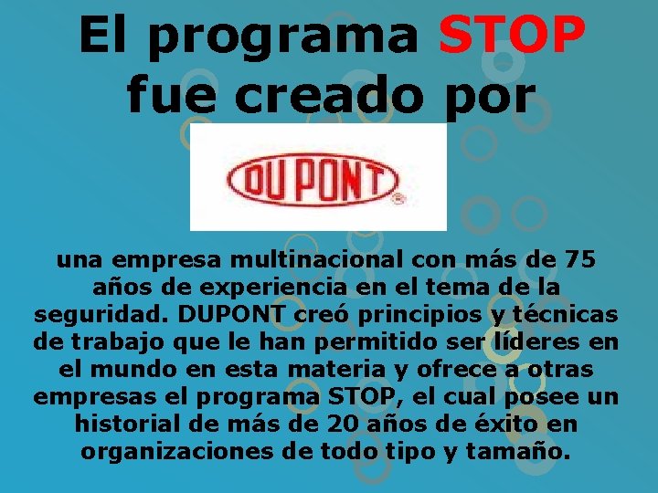 TARJETA STOP Seguridad en el Trabajo por la