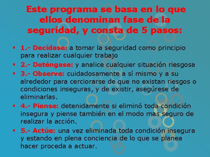 TARJETA STOP Seguridad en el Trabajo por la