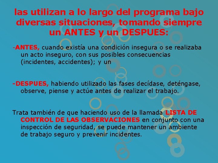 TARJETA STOP Seguridad en el Trabajo por la
