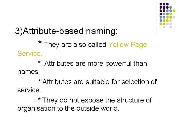 SIMPLE NAME SERVICE Presented by Nisha U Rao