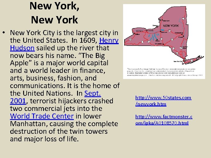 Physical and Man Made Features of the United