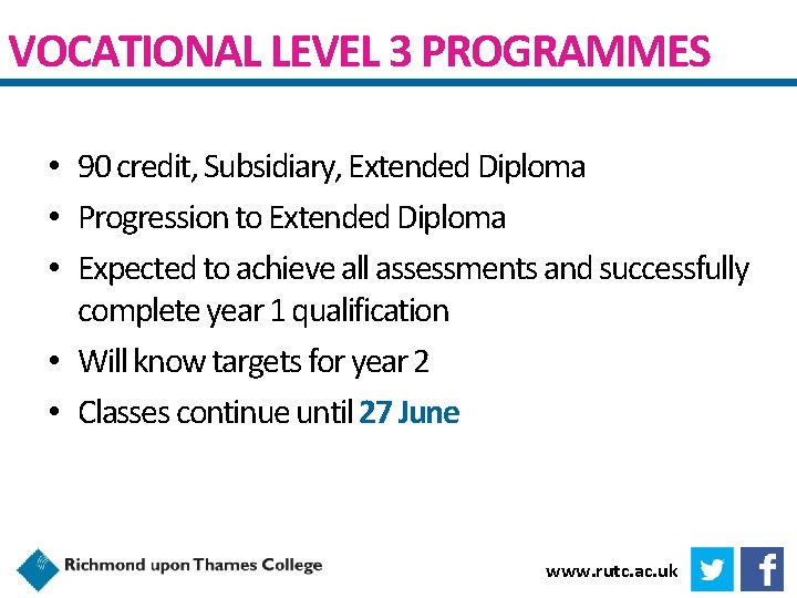 Student Progression Information Evening Alexis Smith Student Services