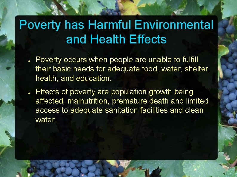 Chapter 1 Environmental Problems Their Causes and Sustainability