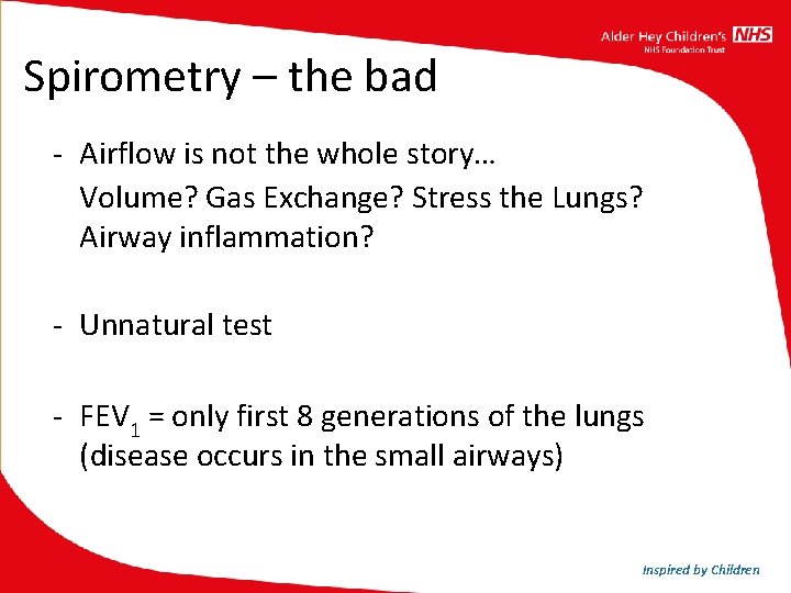 Respiratory Physiology more than just spirometry Philip Lawrence