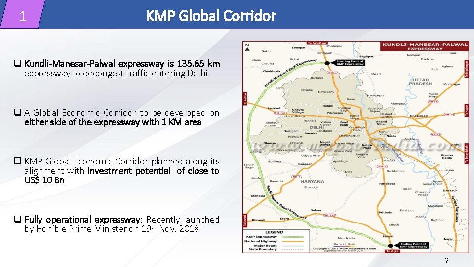 Key Investment Opportunities in Haryana 1 1 KMP