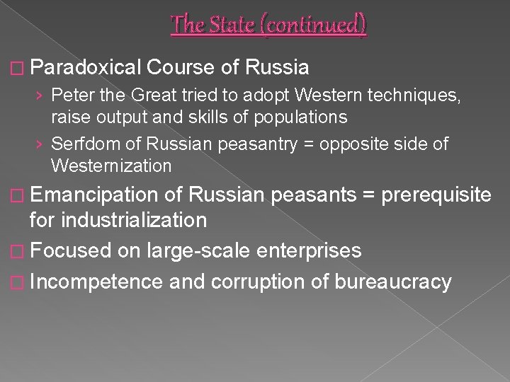 Economic Backwardness in Historical Perspective Alexander Gerschenkron ...