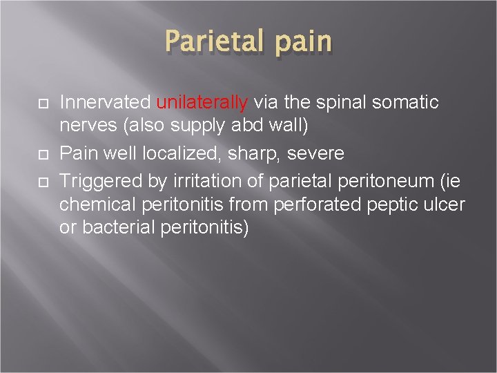 ACUTE ABDOMINAL PAIN Ashley Esdaile MSIII Byron Baptist