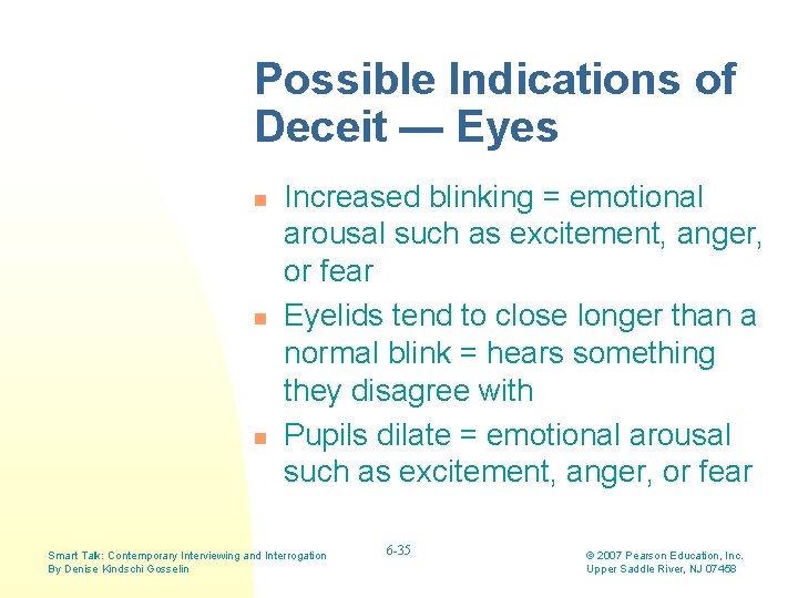 Behavioral Interviewing Techniques Chapter 6 Smart Talk Contemporary