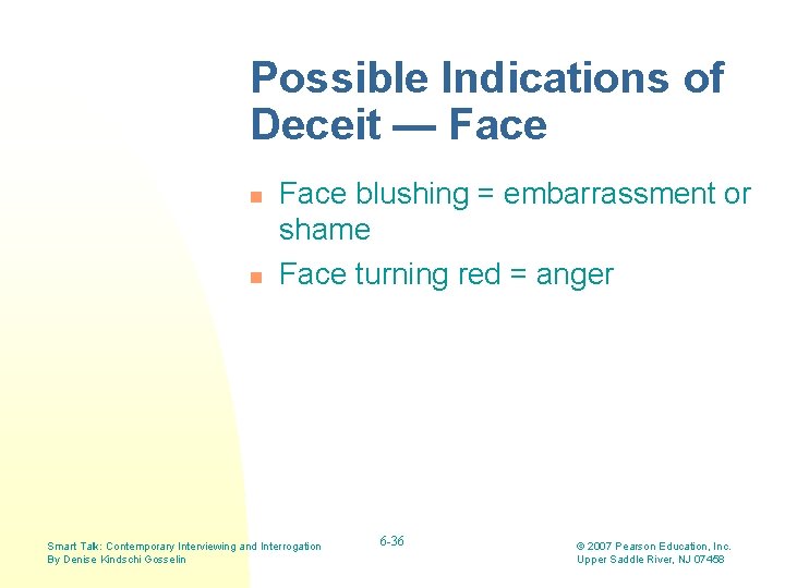 Behavioral Interviewing Techniques Chapter 6 Smart Talk Contemporary