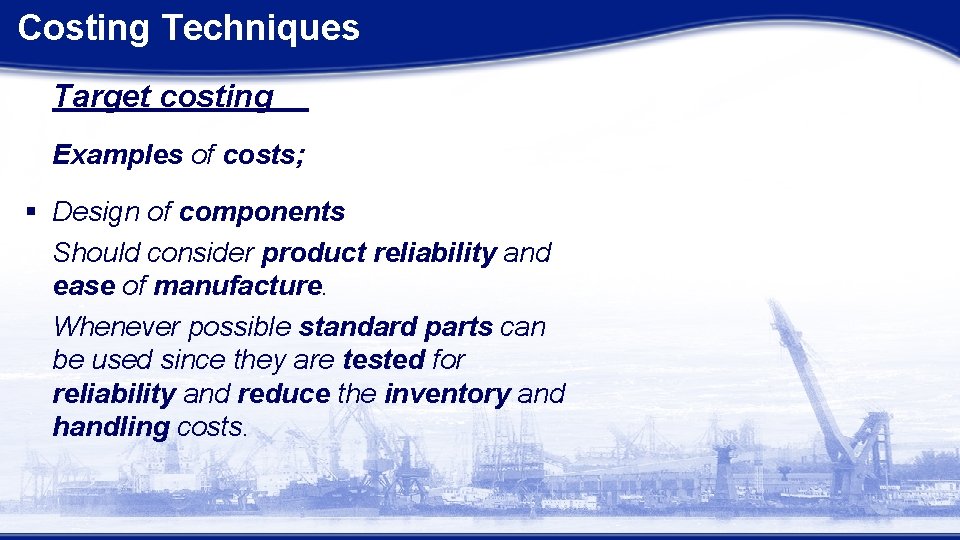 Costing Techniques Management Level Paper P 2 Advanced