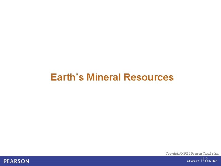 11 Mineral Resources and Mining Power Point Slides