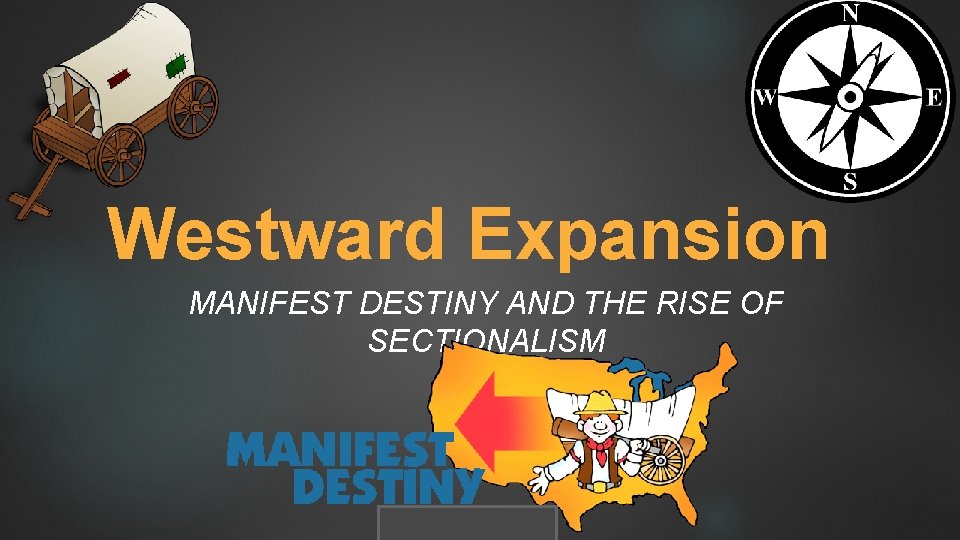 Westward Expansion MANIFEST DESTINY AND THE RISE OF