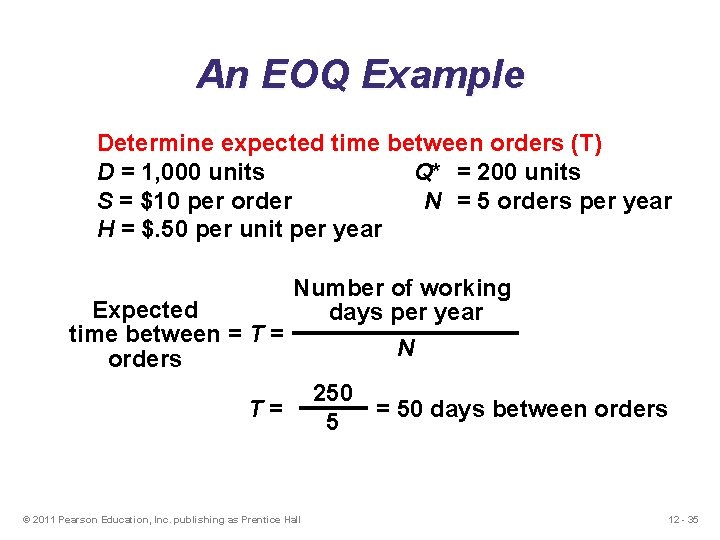 Managing Inventory 12 Power Point presentation to accompany