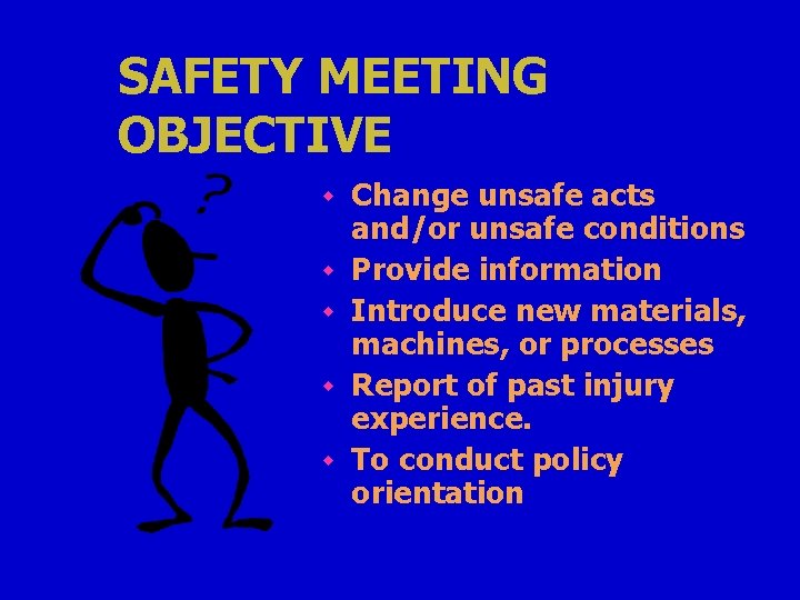 DEVELOPING EFFECTIVE SAFETY MEETINGS PRESENTED BY Sedgwick CMS