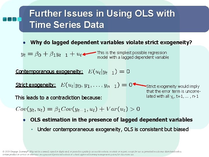 Chapter 11 Further Issues in Using OLS with