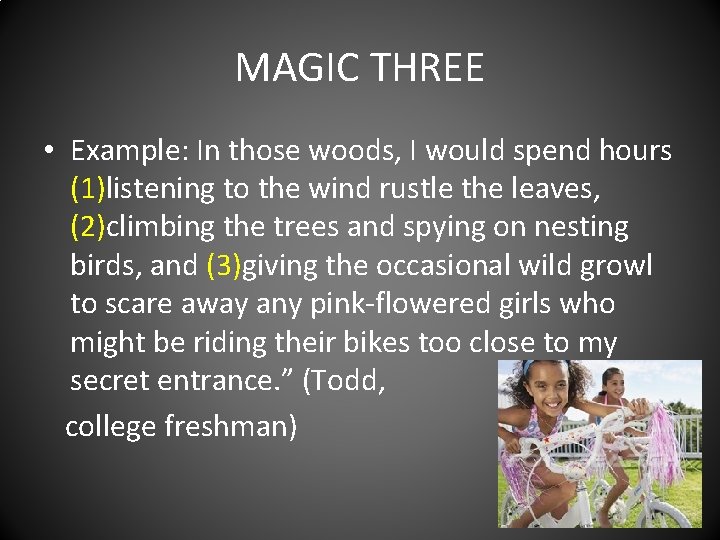 Smiley Face Tricks for Writing Mary Ellen Ledbetter