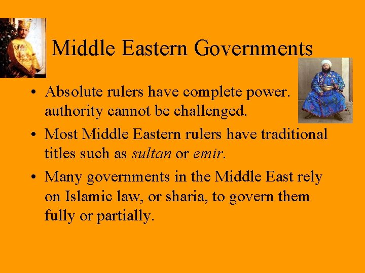 The Middle East Cultural Geography Three major ethnic