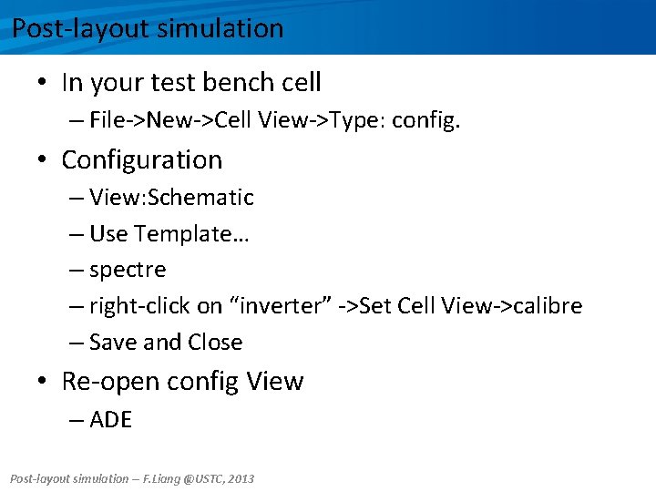 Schematics Layout First contact with Cadence icfb PreSteps