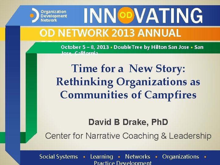 Organization Development Network INN VATING OD OD NETWORK