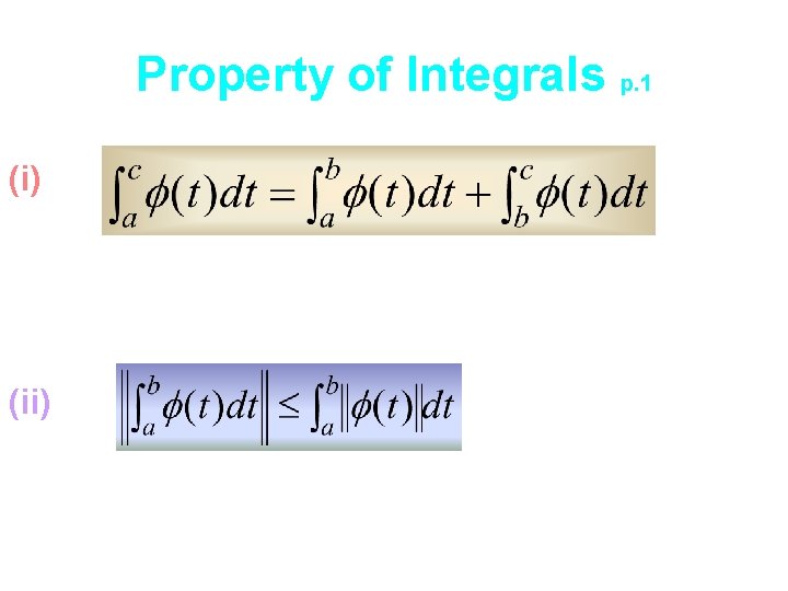 Calculus In Infinite dimensional spaces Integral for Banach