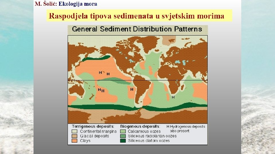 Morsko dno Meteorologija i oceanografija 3 N Morsko
