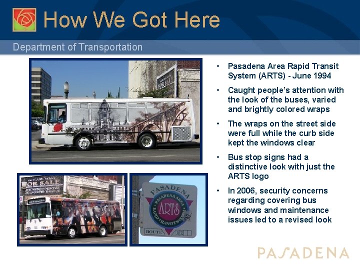 Department of Transportation Transit Rebranding New Brand Identity