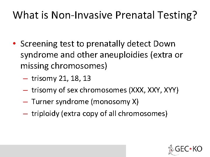 NonInvasive Prenatal Testing NIPT Developed by Dr Judith